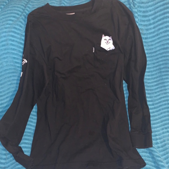 Ripndip | Tops | Lord Nermal Pocket Long Sleeve Ripndip Cat Flipping ...
